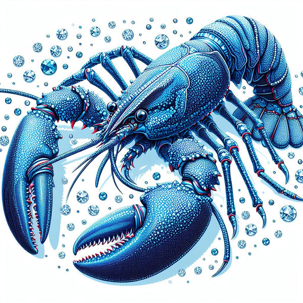 Dazzling Blue Lobster - DIY Diamond Painting – Colorelaxation